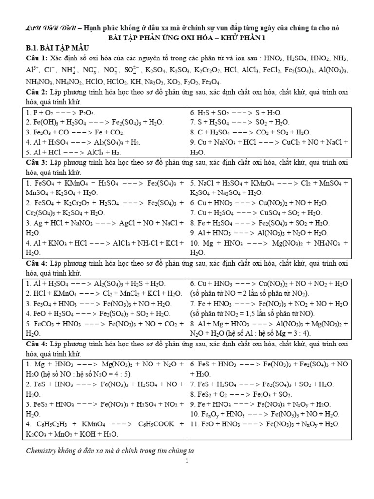 1.3. BT Phan Ung Oxi Hoa Khu Phan 1 | PDF