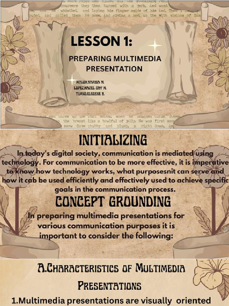 Lesson 1 and 2 | PDF