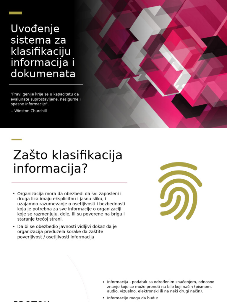 Klasifikacija Informacija | PDF