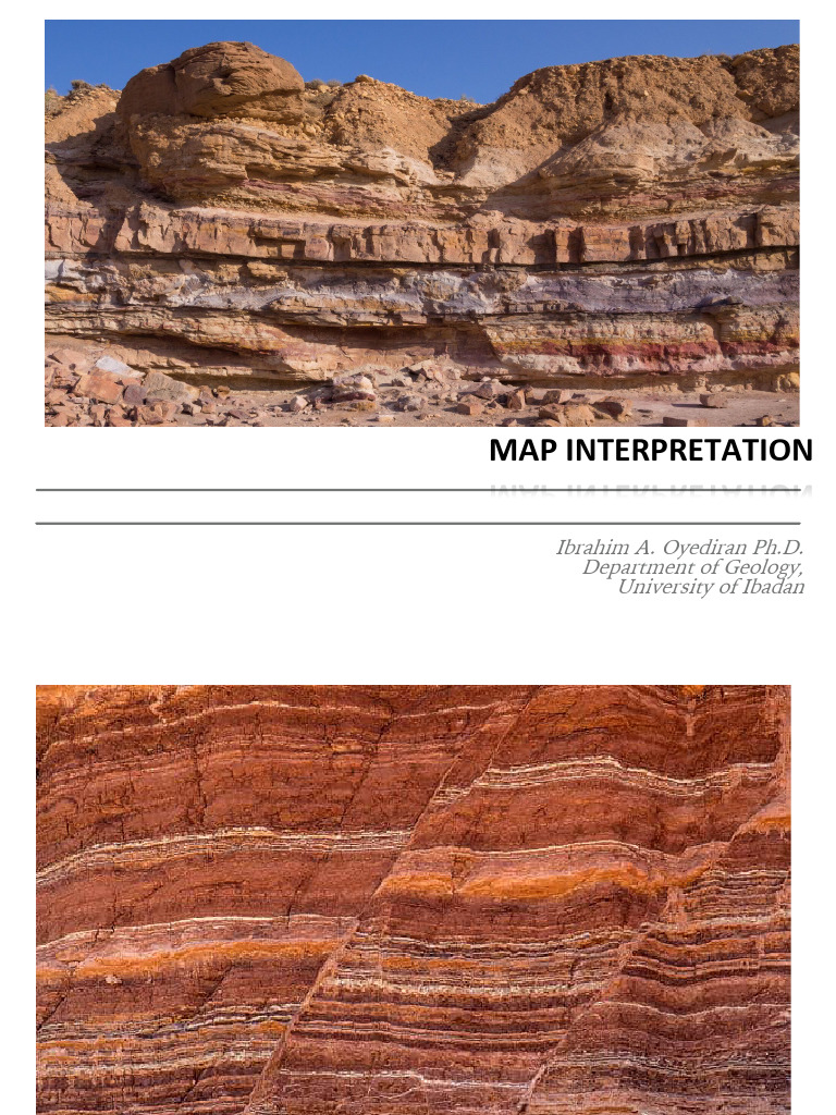 Map Interpretation | PDF | Geology | Sedimentary Rock