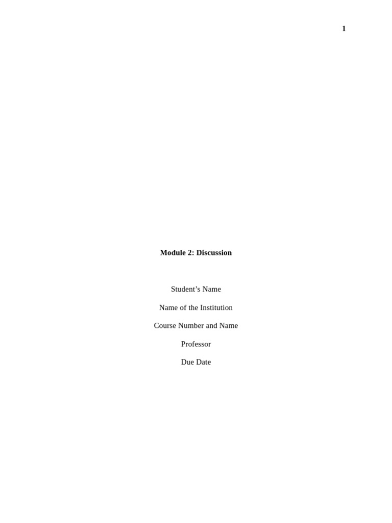 11481-Advance Pathophysiology Module 2 | PDF | Medical Specialties ...