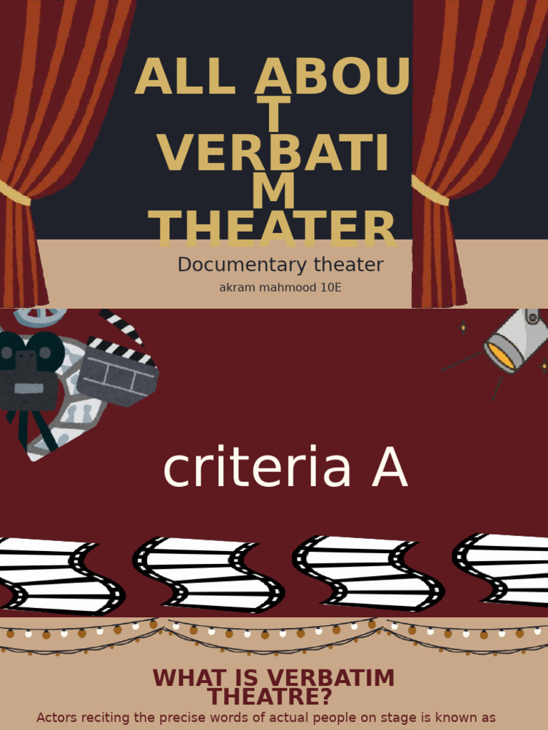 Verbatim Theatre: Real Voices Live | PDF | Documentary Film | Empathy