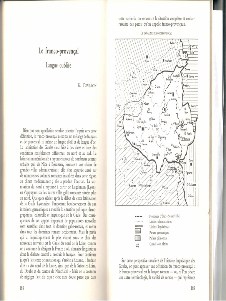Tuaillon Langue Oubliee | PDF
