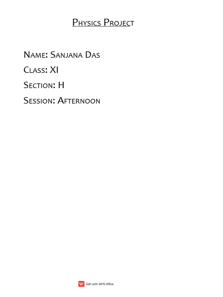 Physics Project Final | PDF | Surface Tension | Buoyancy