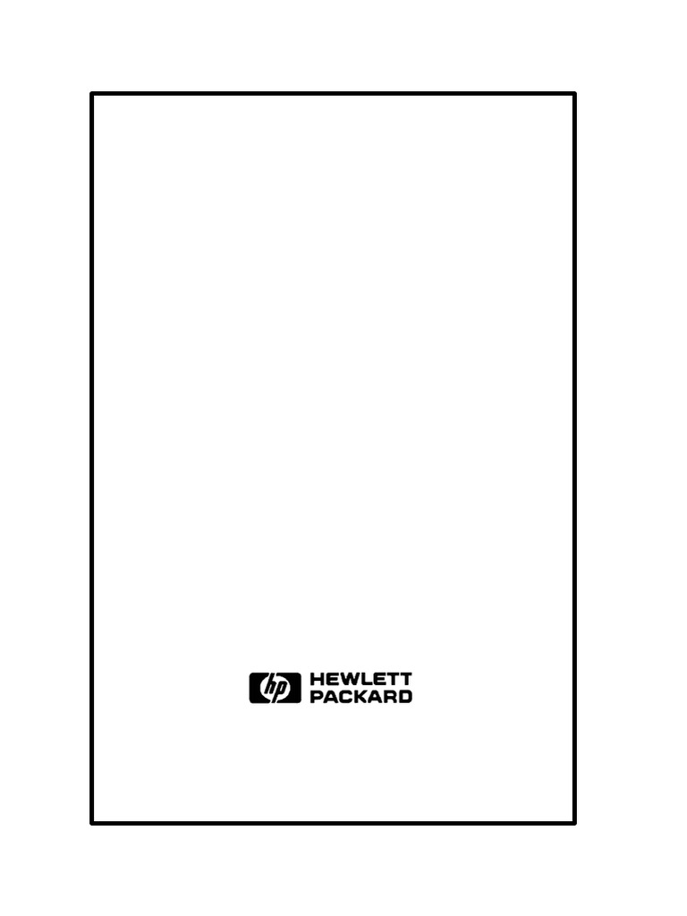 Manual Computador Workstation HP Model 715-100 | PDF | Computer ...