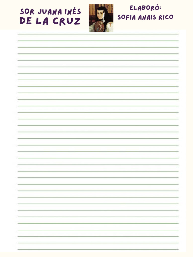 Sor Juana Ines de La Cruz | PDF