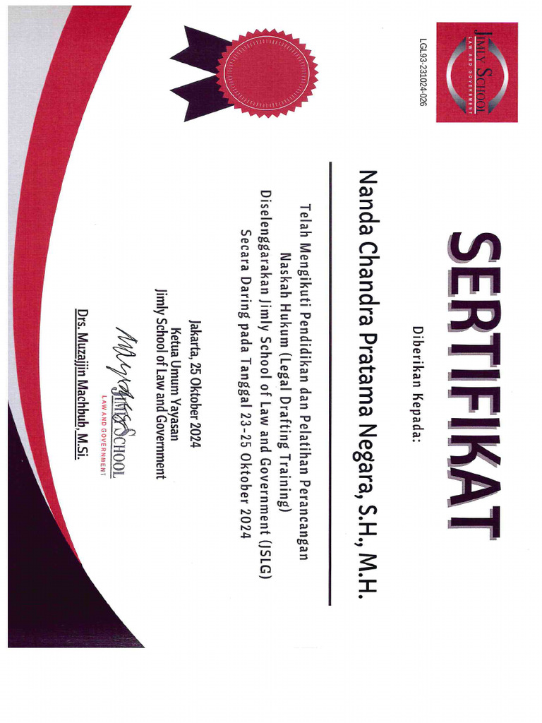 LGL93-231024-026 Nanda Chandra Pratama Negara, S.H., M.H. | PDF