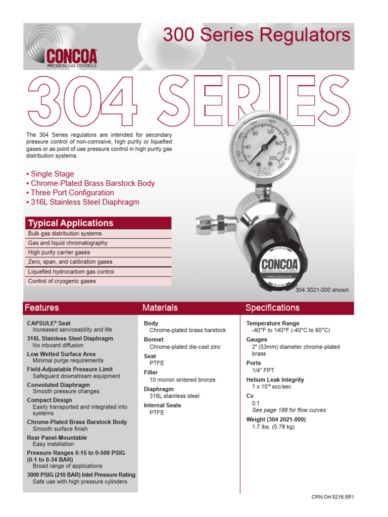 304 Sheet | PDF | Pressure | Gases