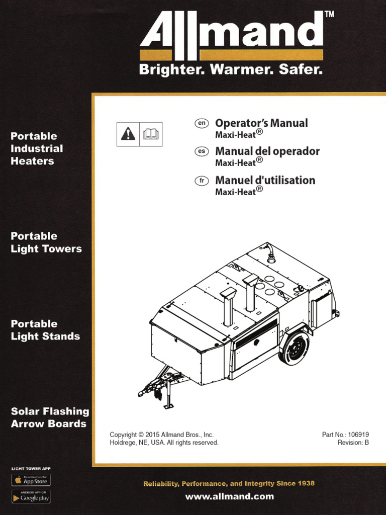 Maxi-Heat MH500iQ Operator Manual | PDF | Trailer (Vehicle) | Safety