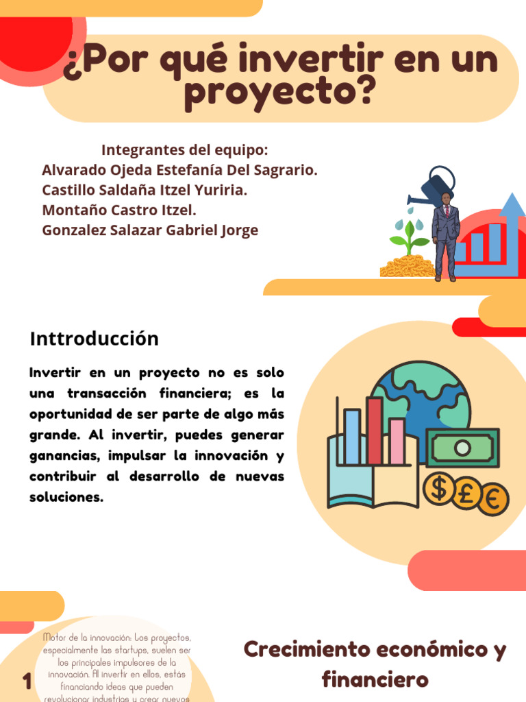 Por Que Invertir en Un Proyecto | PDF | Inversiones | Innovación