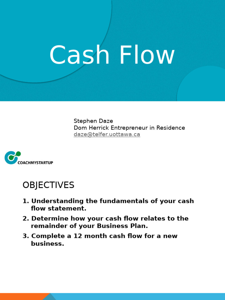 Cash Flow | PDF | Expense | Revenue