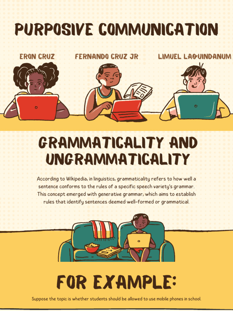 Writing Arguments English Educational Presentation in Brown and Yellow ...