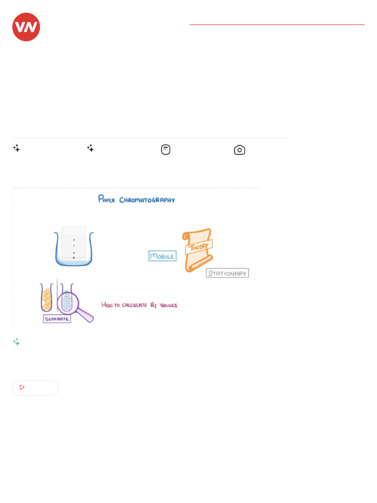 GCSE Chemistry - Paper Chromatography 63 | PDF