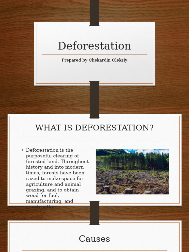 Deforestation | PDF | Technology & Engineering