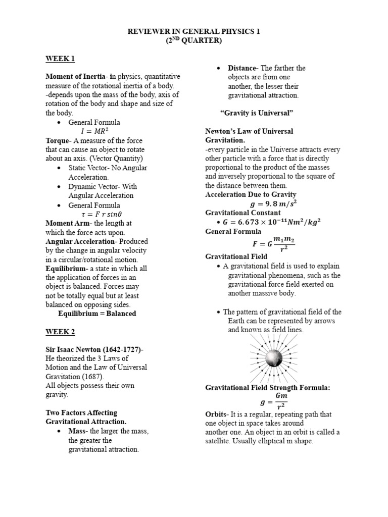 GP1 2NDQRTR Reviewer | PDF | Buoyancy | Heat