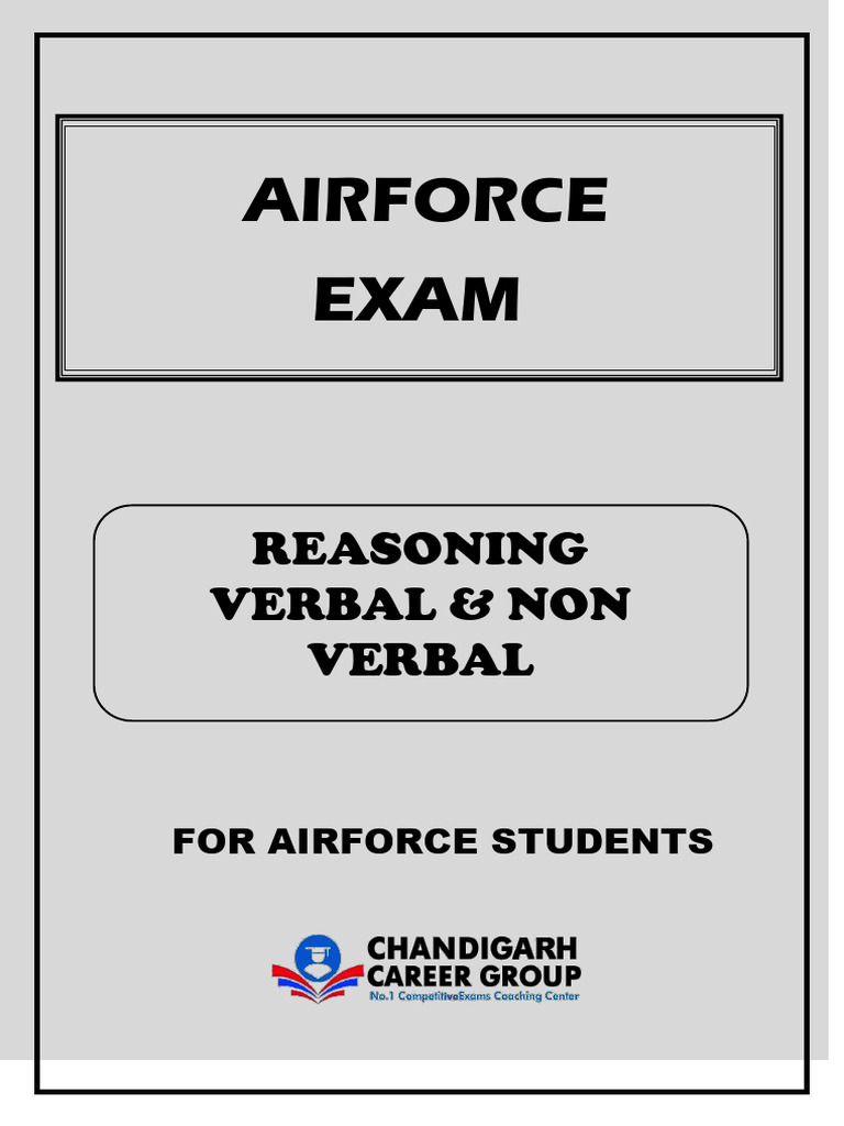 Verbal & Non Verbal Reasoning Book | PDF