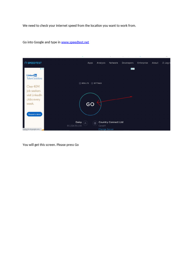 2b) Attachment - Internet Speedtest Check v2 | PDF