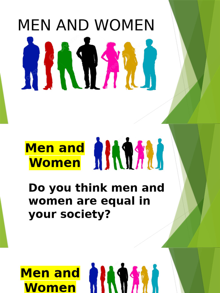 Lesson 10 Men and Women | PDF