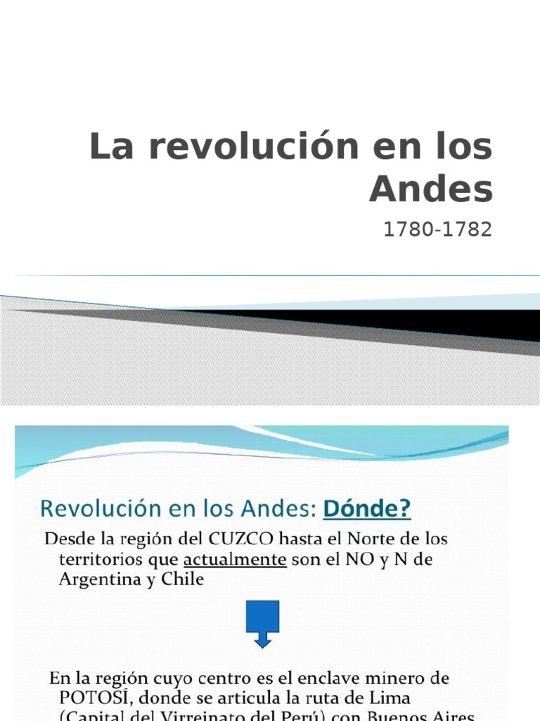 La Revolución en Los Andes | PDF
