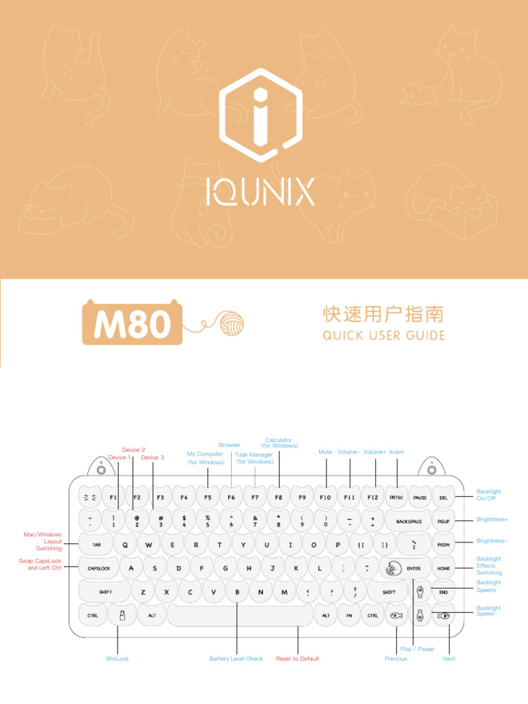 M80_Manual | PDF | Computer Keyboard | Input/Output
