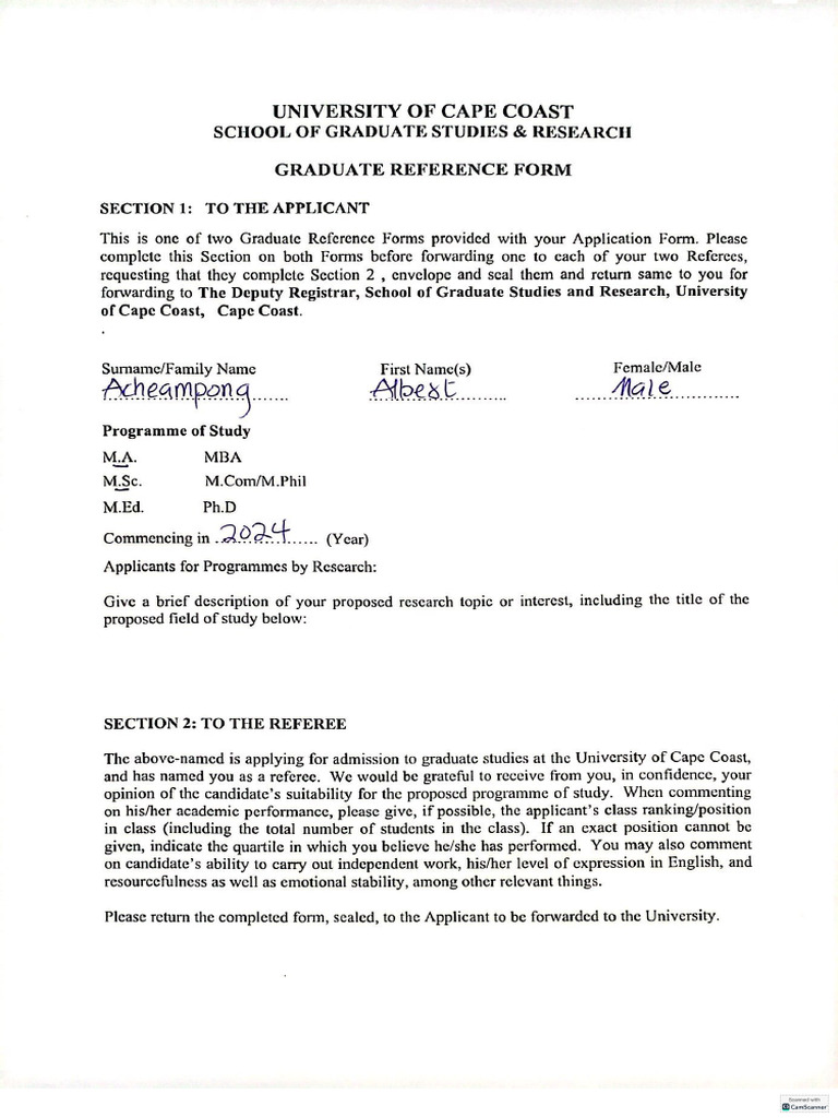 Referee Letters | PDF