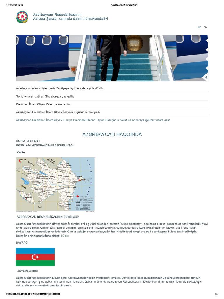 Azerbaycan - Hakkinda 4 | PDF