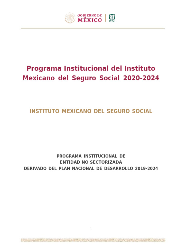 Piimss 2020 2024 VF | PDF | Accesibilidad