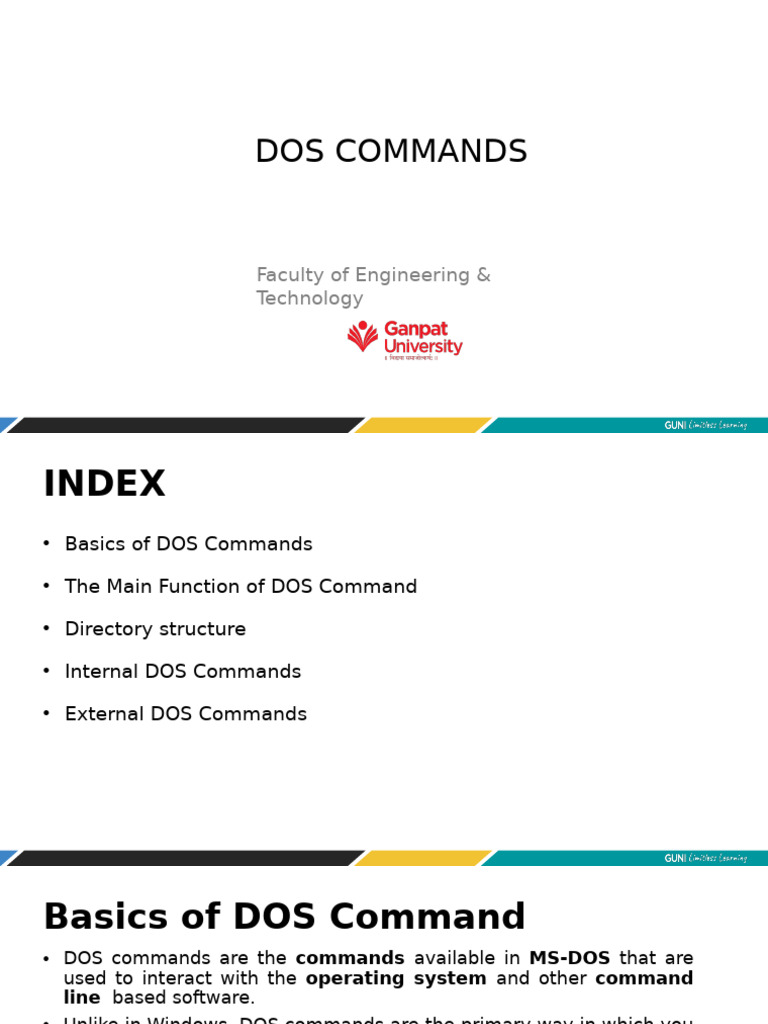 3. DOS Commands | PDF | Computer File | Directory (Computing) 3. DOS Commands | PDF | Computer File | Directory (Computing)