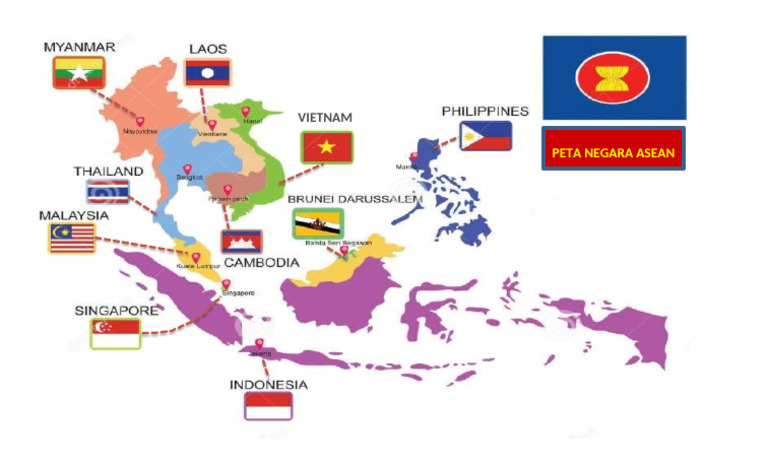 Peta Asean | PDF