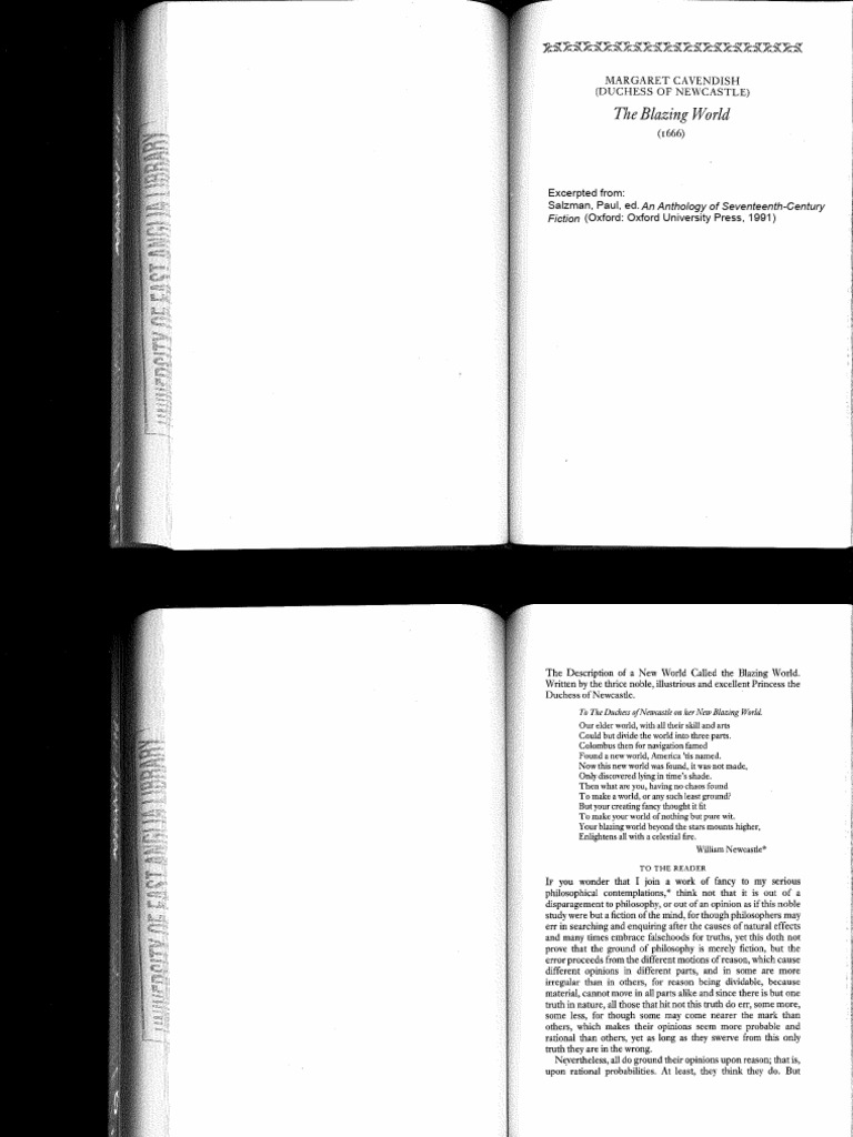 Cavendish, Blazing World (Extracts) 2 | PDF