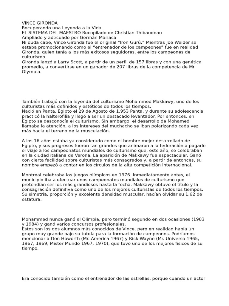 Iron Guru El Legado | PDF