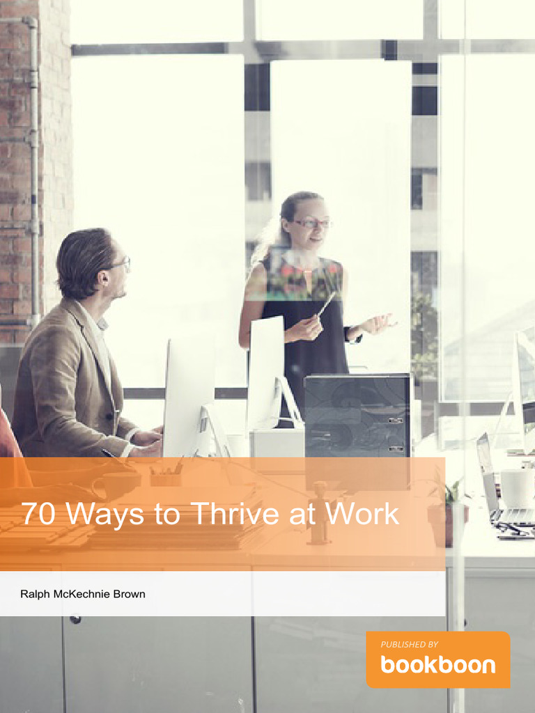 70 Ways To Thrive at Work | PDF | Goal | Psychological Resilience