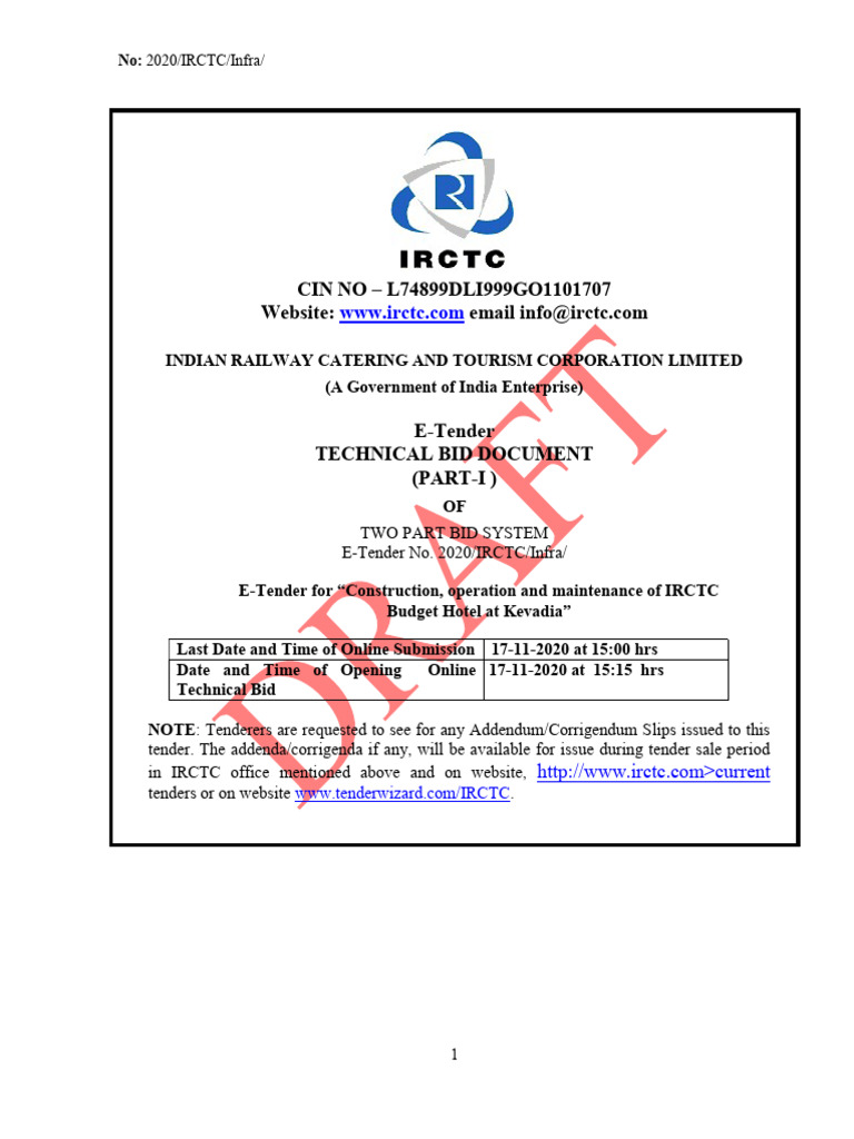 Sample Tender Bid Document | PDF | Guarantee | License