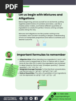 Mixture and Alligation CAT PYQs Questions | PDF | Ratio | Chemistry