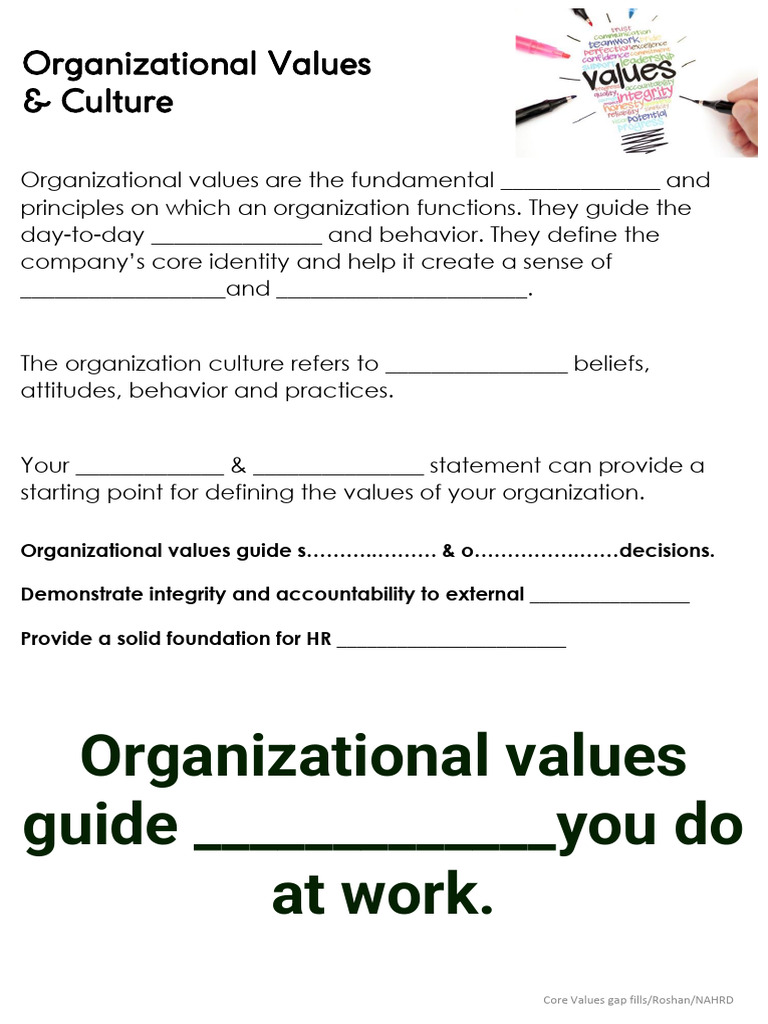 Org Values | PDF | Career & Growth | Business