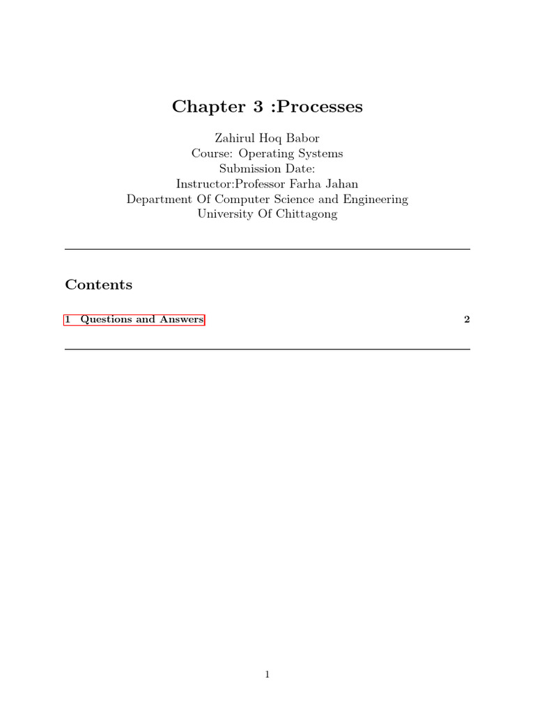 Chapter 3:processes | PDF | Process (Computing) | Network Socket