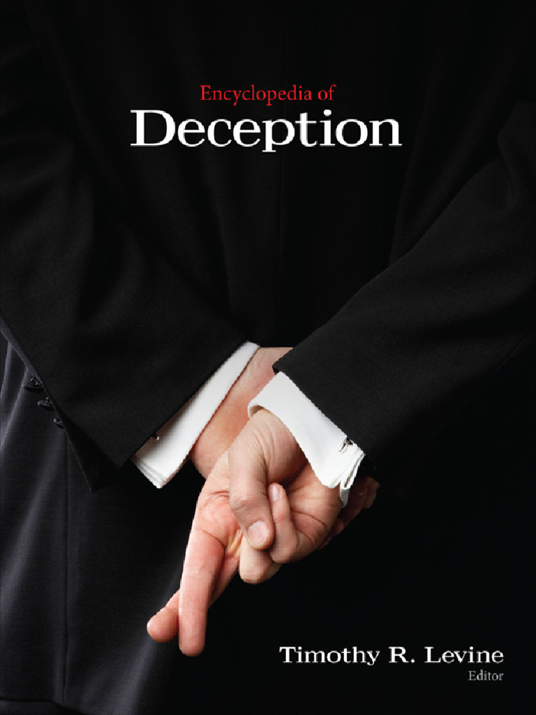Encyclopedia of Deception - Timothy R Levine | PDF | Deception ...