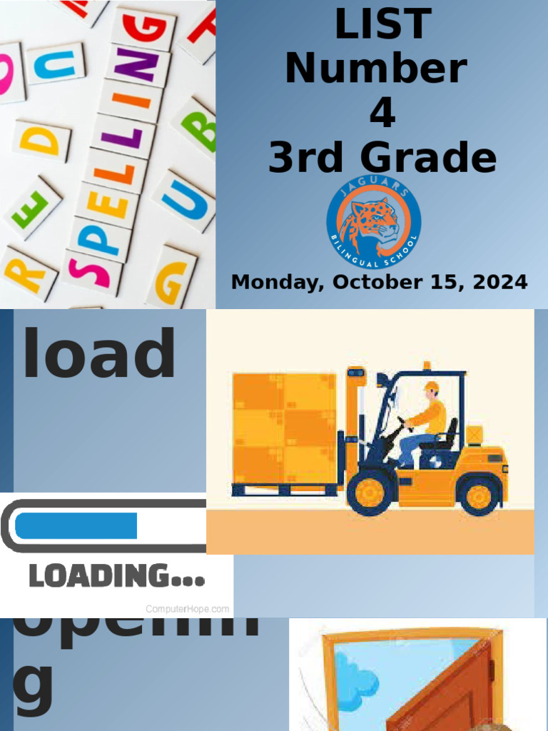 Spelling List 4 - 3rd | PDF