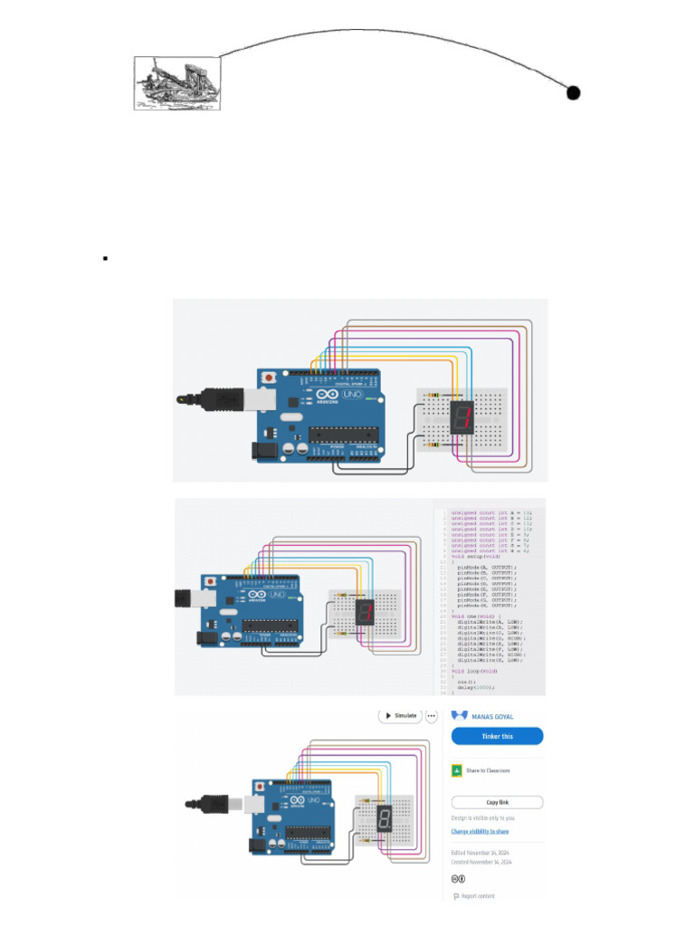 Tinker Cad Arduino Tasks | PDF