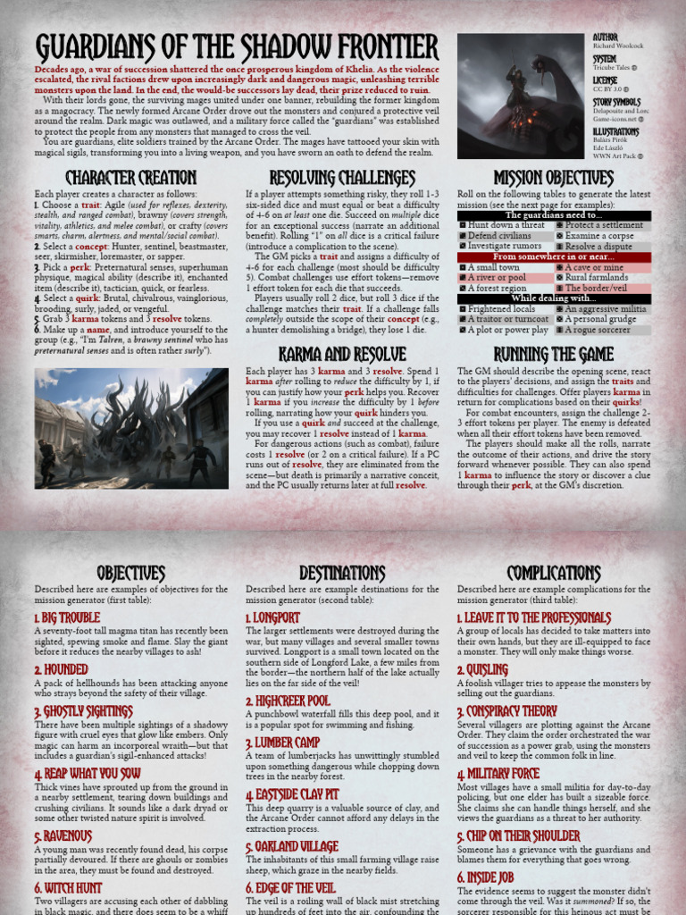 Guardians of The Shadow Frontier | PDF