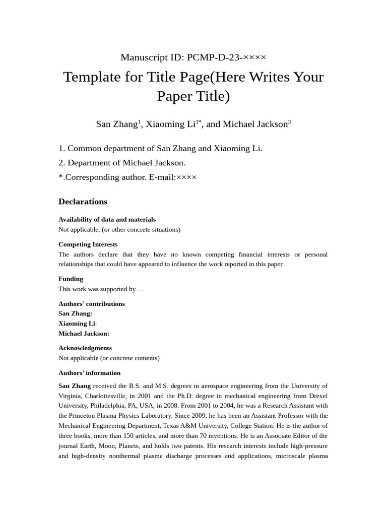 Aerospace Engineering Research Overview | PDF