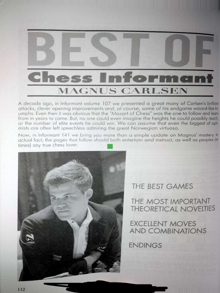 Best of Chess Informant - Carlsen (19nov24) | PDF