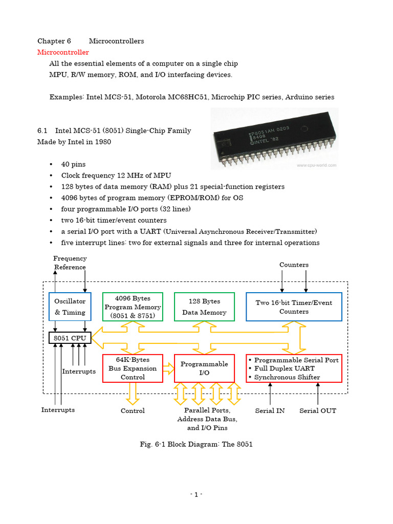 2024microprocessor BE3EC Lecture No.6 | PDF | Arduino | Microcontroller