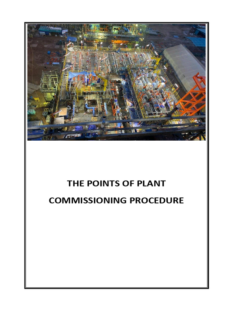 Plant Commissioning Procedure Guide | PDF | Electrical Wiring ...
