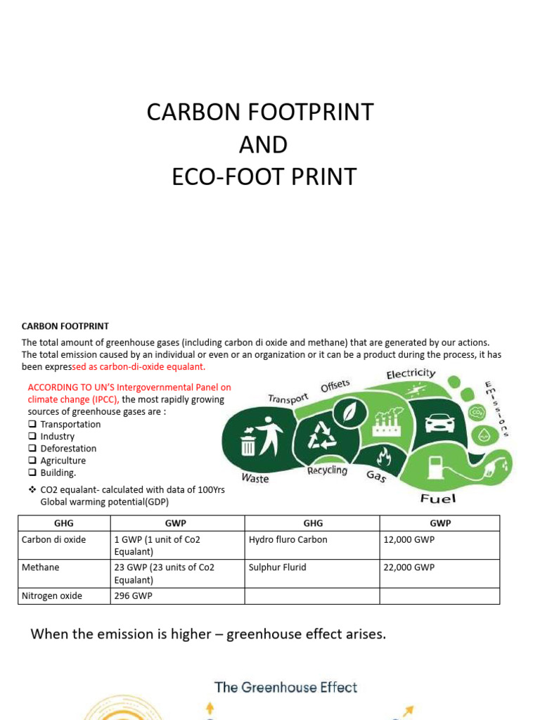 Carbon Footprint Calculation Guide | PDF | Carbon Footprint ...