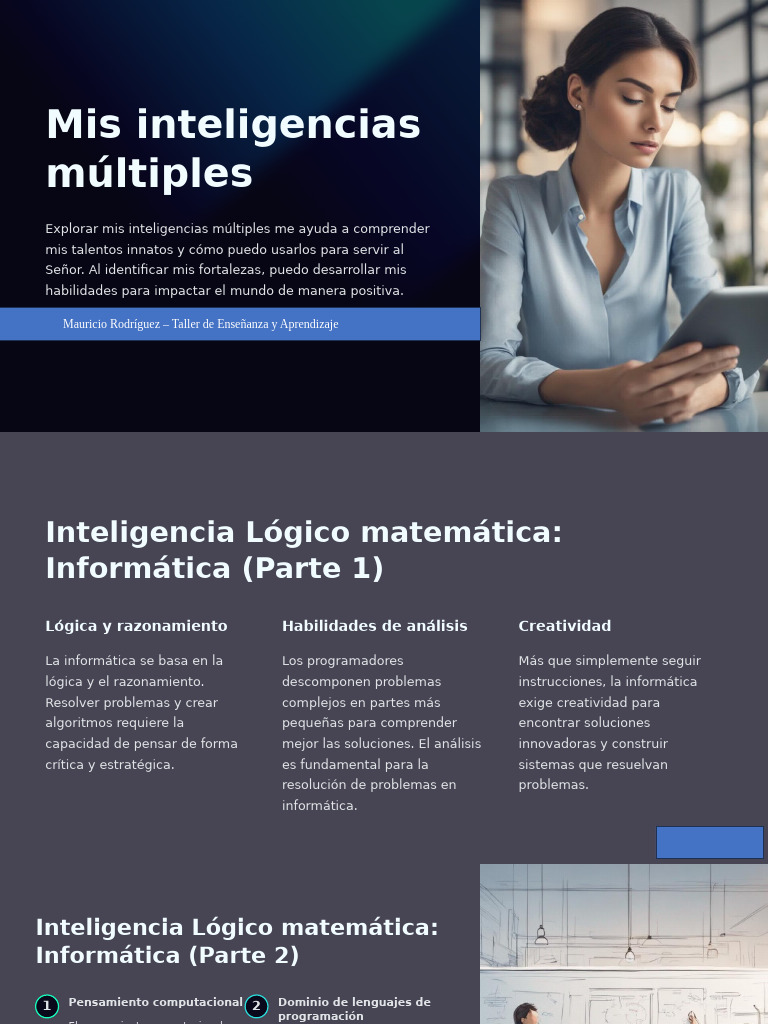 Mis Inteligencias Multiples | PDF | Ciencias de la Computación | Diseño gráfico