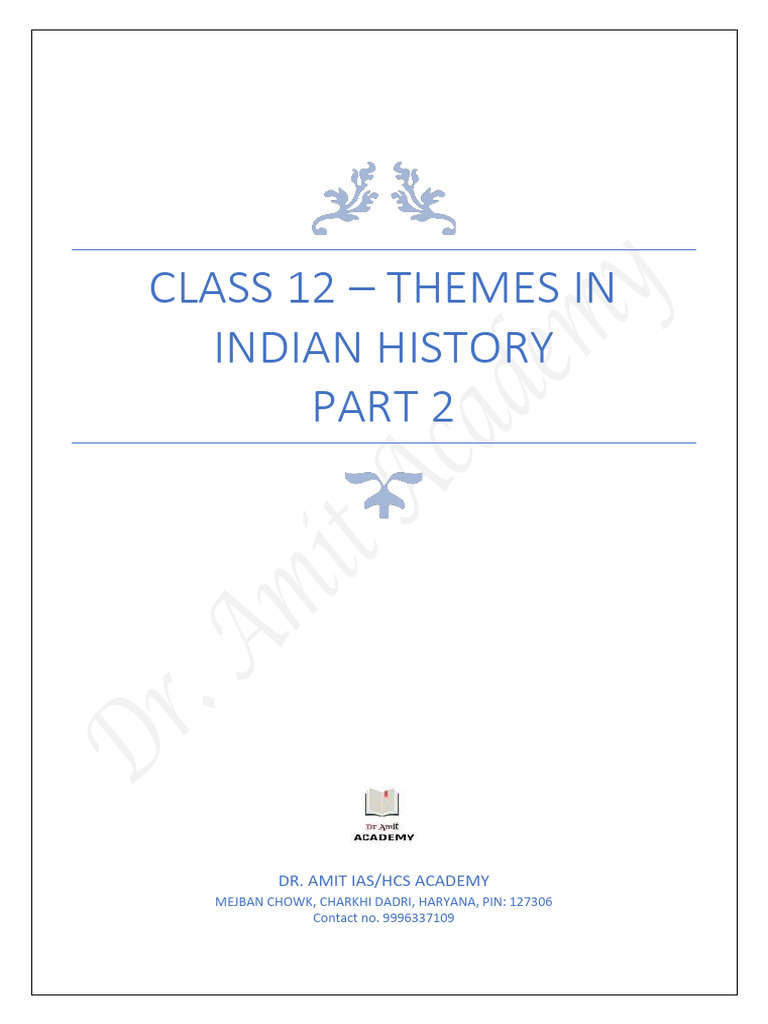 Class 12 Part 2 History NCERT | PDF | Bhakti | Bhakti Movement