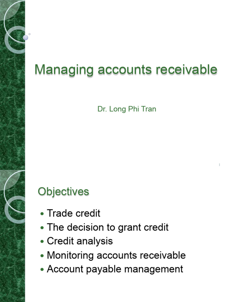 Accounts Receivable Management Guide | PDF | Factoring (Finance ...