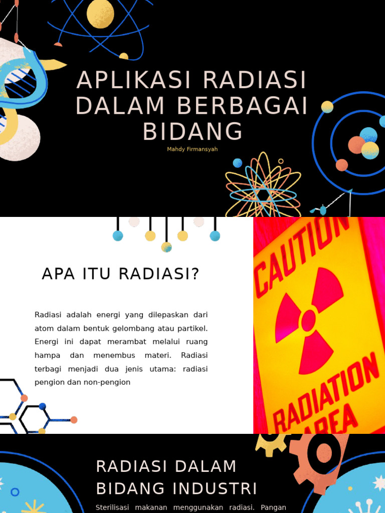 Aplikasi Radiasi Dalam Berbagai Bidang | PDF