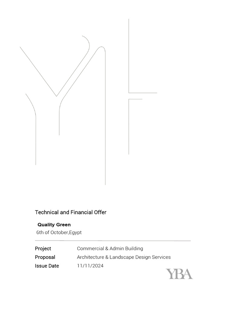 Architecture & Landscape Proposal | PDF | Taxes | Specification (Technical Standard)